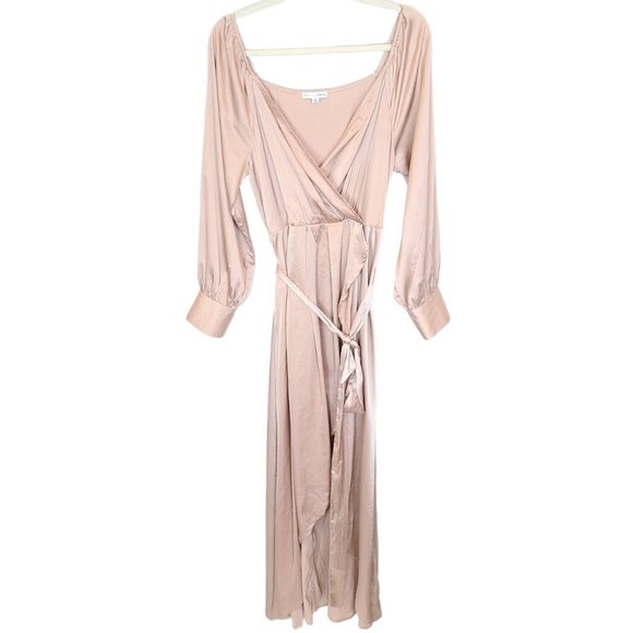 Baltic Born | Dresses | Baltic Born Womens L Champagne Long Sleeves ...